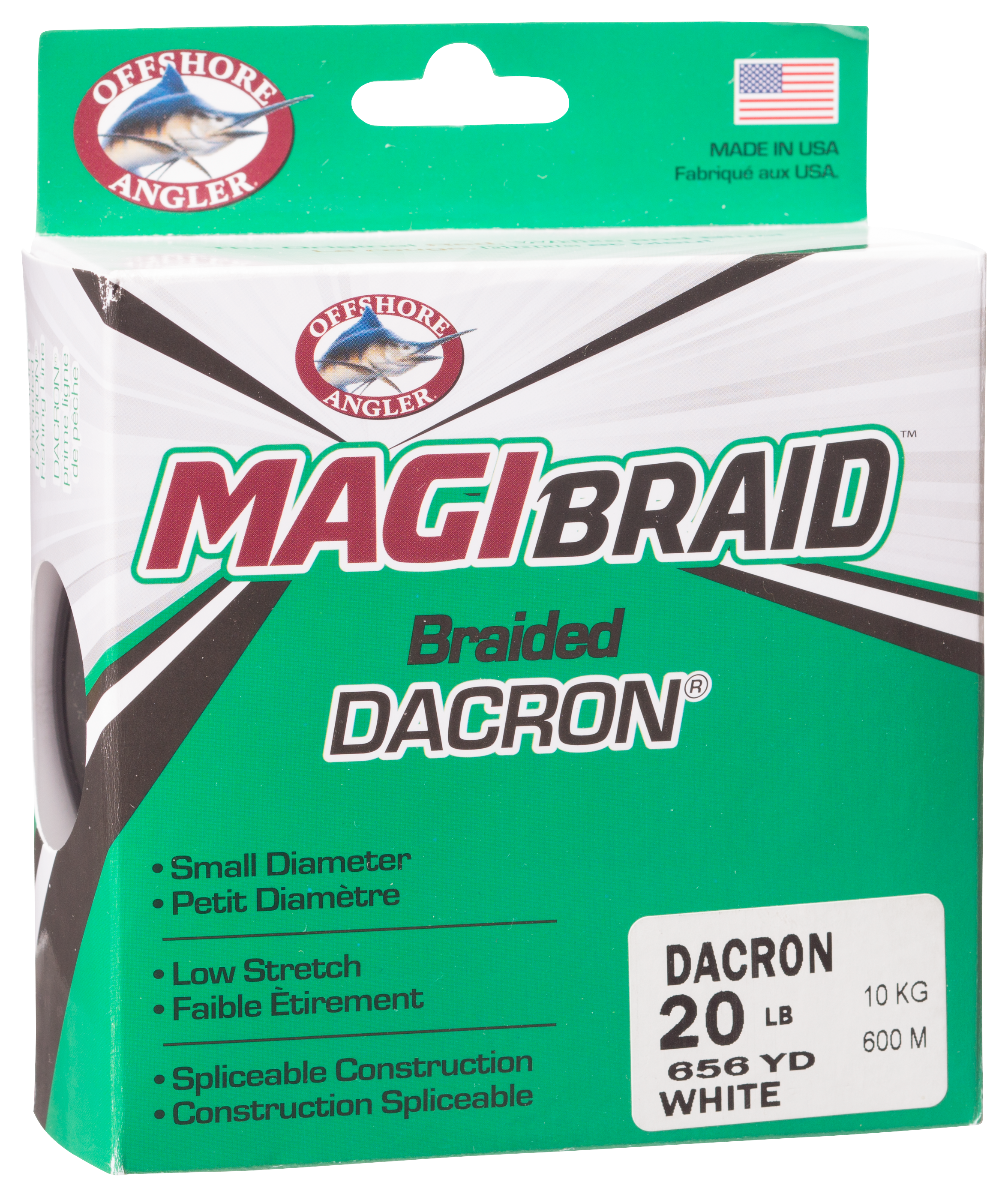 Offshore Angler Magibraid Tournament-Grade Dacron 600 Meter Trolling ...